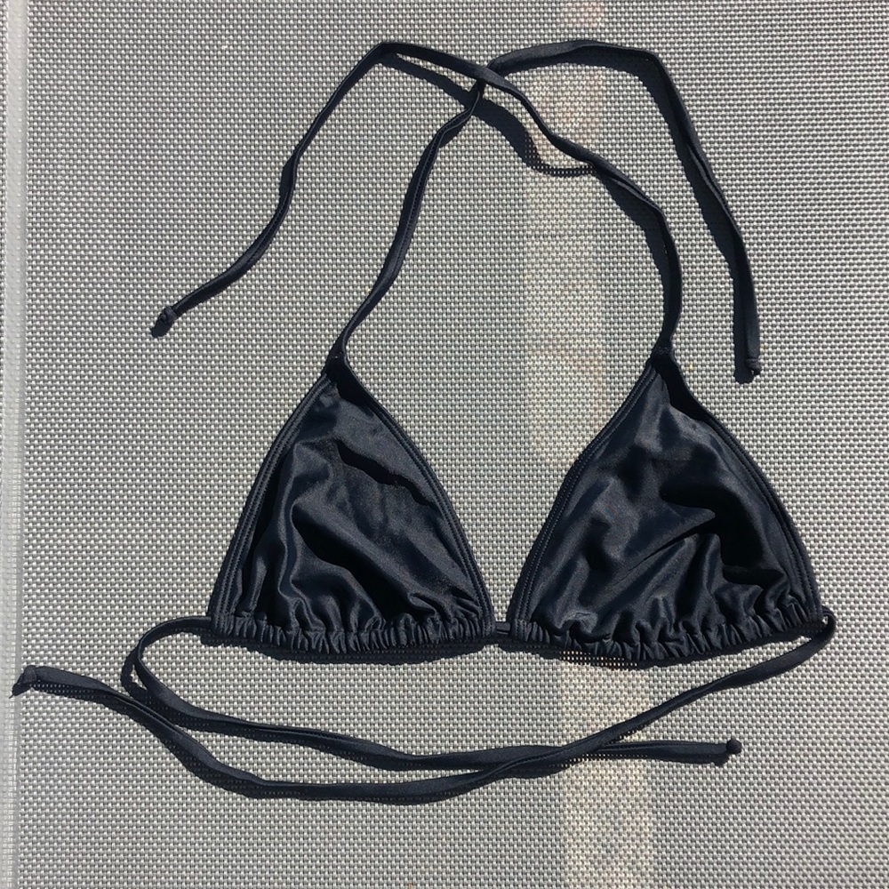 2000s Water Girl String Triangle Bikini Top - Gem